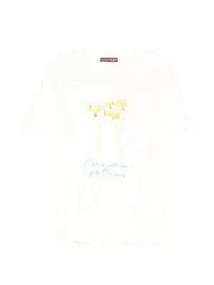 CHATEAU ORLANDO Graphic-print Cotton T-shirt - White