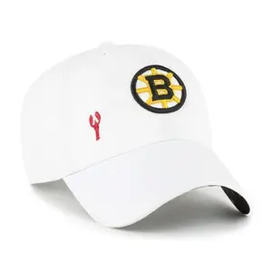 '47 Boston Bruins Confetti Clean Up Adjustable Hat - White