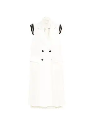 Sacai Suiting Dress - Neutrals
