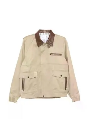 Sacai Collared Cotton Jacket