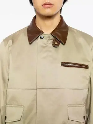 Sacai Collared Cotton Jacket