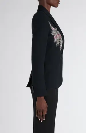 Alexander McQueen Crystal Embellished Jacket