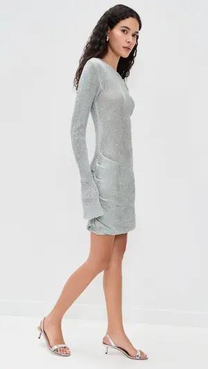 BANANHOT Jones Dress - Silver Glitter