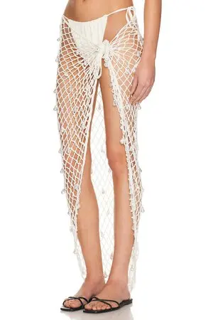 LA PORTE Net Pearl Sarong
