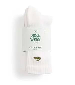 Lacoste Sport Socks - White