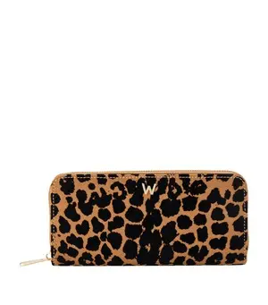 Wolf Nubuck Savanna Zip-up Wallet - Neutral