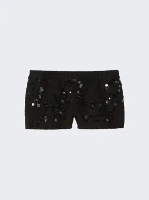 Gucci Sequin Embroidered Shorts