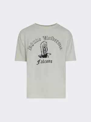 Rhude Collegiate Falcons Tee Vintage And Black - White