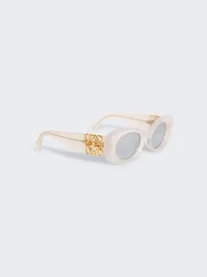 Loewe Beveled Oval Maxi Anagram Sunglasses