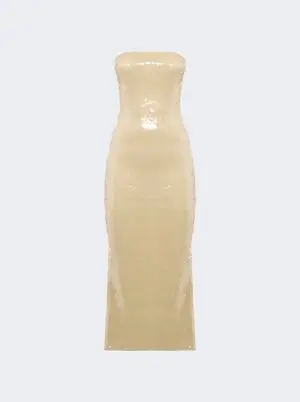 OSÃ©REE Marylin Strapless Midi Dress