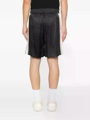 Amiri Patterned Drawstring Shorts - Black