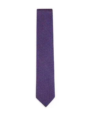 Eton Patterned Tie - Blue