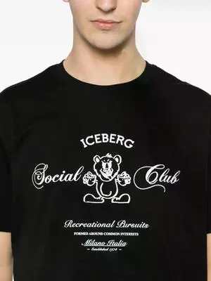 Iceberg Social Club Graphic T-shirt - Black