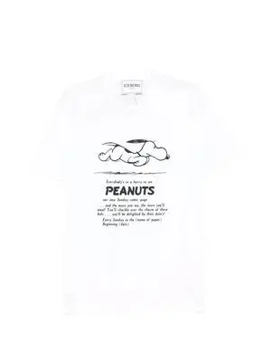 Iceberg Peanuts Print T-shirt - White
