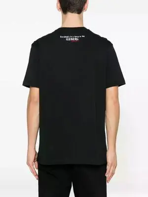 Iceberg Peanuts Print T-shirt - Black