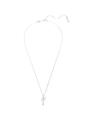 SWAROVSKI Matrix Square Pear Pendant Necklace - Silver
