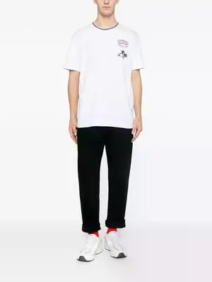 Iceberg Striped Trim Graphic T-shirt