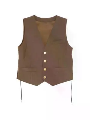 Tie Detailed Vests For Women