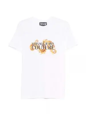 Versace Print-detail T-shirt - White