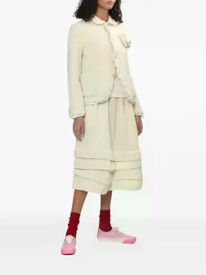 Comme Des Garçons Ruffled Midi Skirt