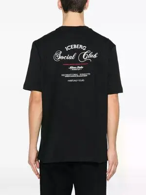 Iceberg Logo Crew Neck T-shirt