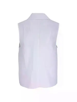 Vince Collared Sleeveless Blouse