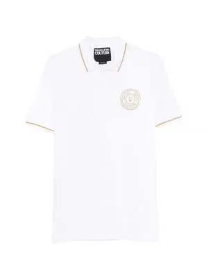 Versace Logo-print Polo Shirt - White