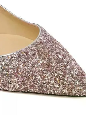 JIMMY CHOO Romy Glittered Pumps - Grey