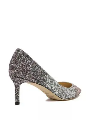 JIMMY CHOO 60mm Rommy Heeled Pumps - Silver
