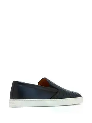 Magnanni Woven Leather Sneakers