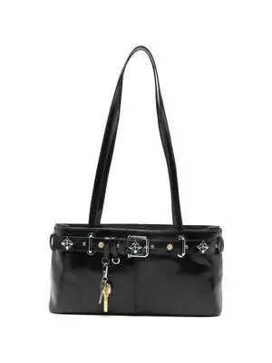 OSOI Gemstone-embellished Buckled Shoulder Bag
