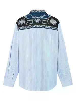 Versace Striped-print Shirt