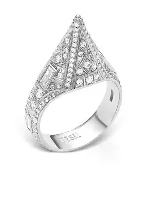 DIESEL® Pavé-detailed Cone Ring