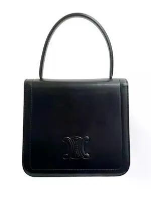 Celine 2000 Calfskin Triomphe Top Handle Bag