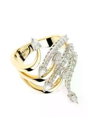 Yeprem 18k Yellow Strada Diamond Ring - Gold