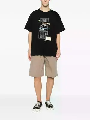 MAISON MARGIELA Graphic Print T-shirt - Black