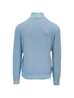 GRAN SASSO Half-zip Sweater - Blue