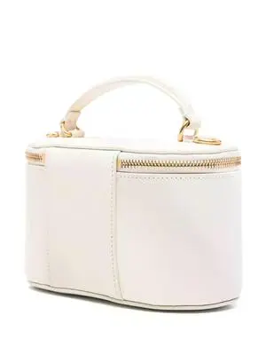 Valentino Garavani Vlogo Signature Leather Vanity Bag - Neutrals