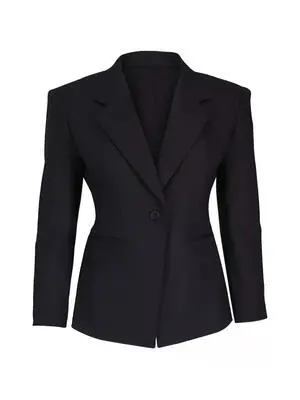 Lafayette 148 New York Buttoned Tailored Blazer