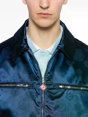 Casablanca Patterned Zip Jacket