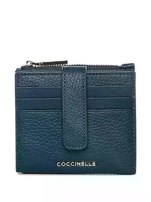 COCCINELLE Zip Leather Wallet - Blue