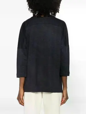 PUROTATTO Round-neck Linen T-shirt
