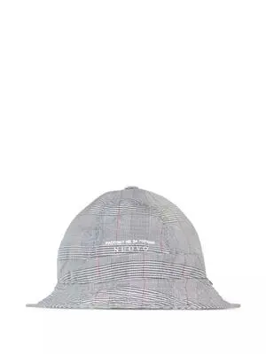 RASSVET Plaid-patterned Bucket Hat