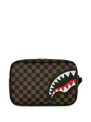 SPRAYGROUND Check-pattern Wash Bag