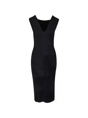 D.exterior Sleeveless V-neck Dress