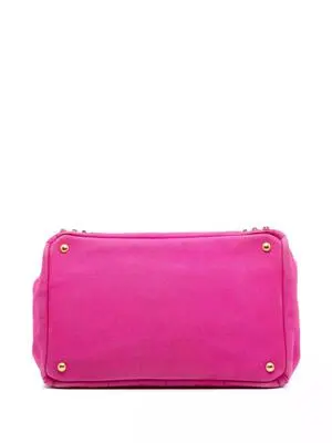 Prada Canvas Canapa Bijoux Satchel - Pink