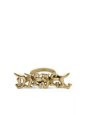 DIESEL® Logo Band Ring - Gold