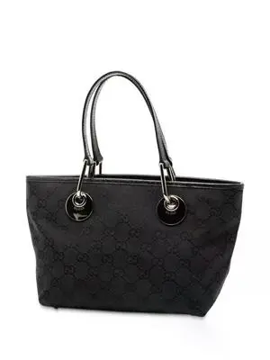 Gucci Gg Canvas Eclipse Handbag - Black