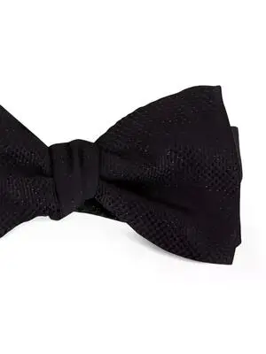 Eton Textured Bow Tie - Black