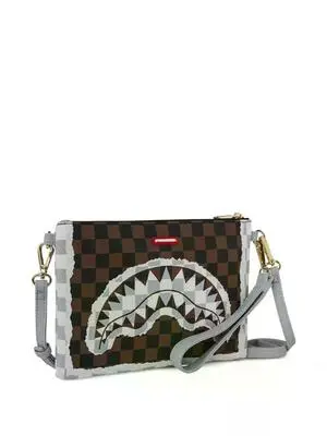 SPRAYGROUND Shark-print Clutch